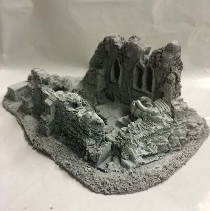 Battle Zone Derelict Building Type 13 – Model Realm