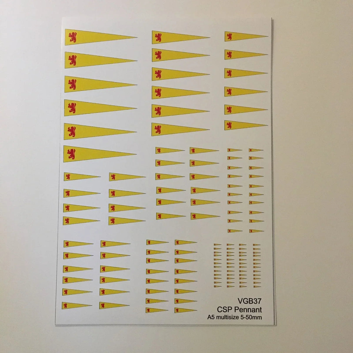 Becc CSP Pennant Self Adhesive Decals – Model Realm