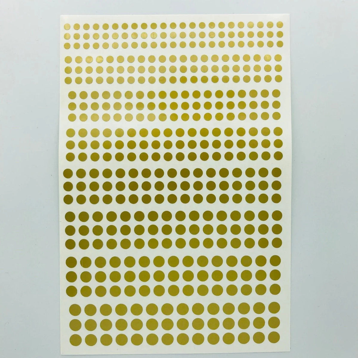 Becc Circles - Vinyl Self adhesive Gold Decals – Model Realm