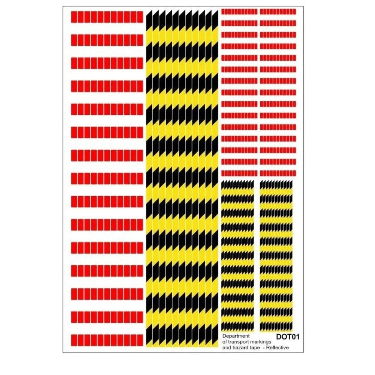 Becc Department of Transport Markings Self-Adhesive Decals for Model ...