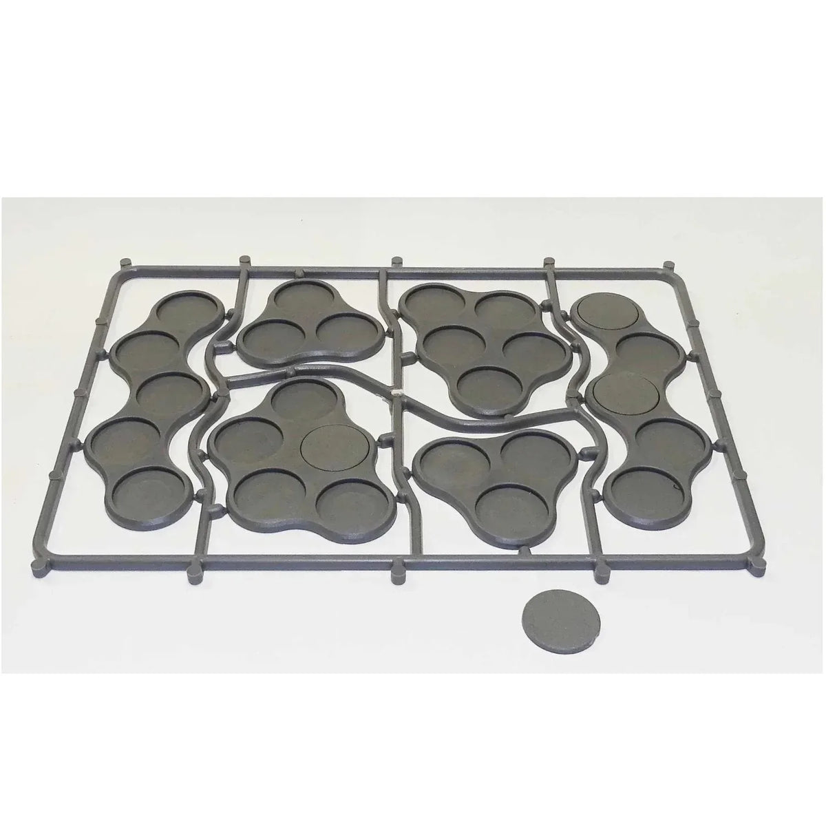 Plastic Bases Set 10. Skirmish movement trays for 20mm round bases ...